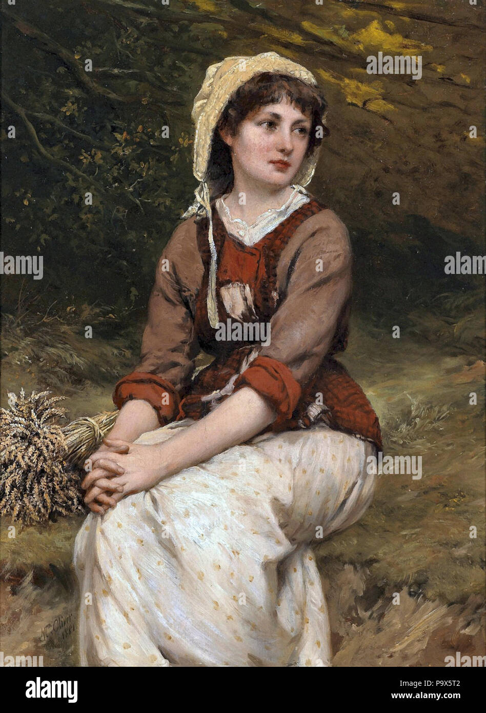 Oliver William - Rest During Harvest Stock Photo - Alamy