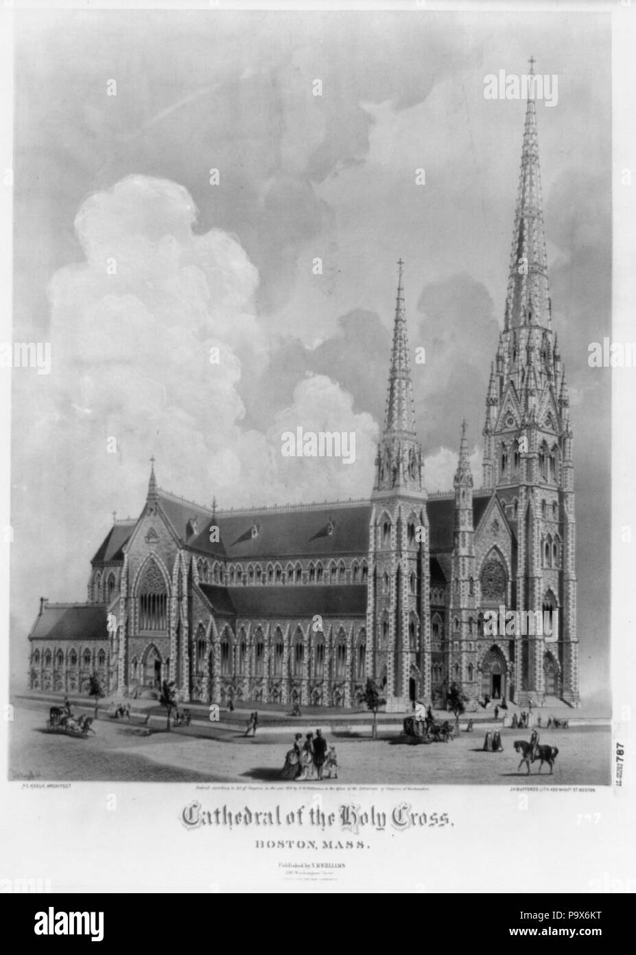 Holy cross cathedral boston hi-res stock photography and images - Alamy