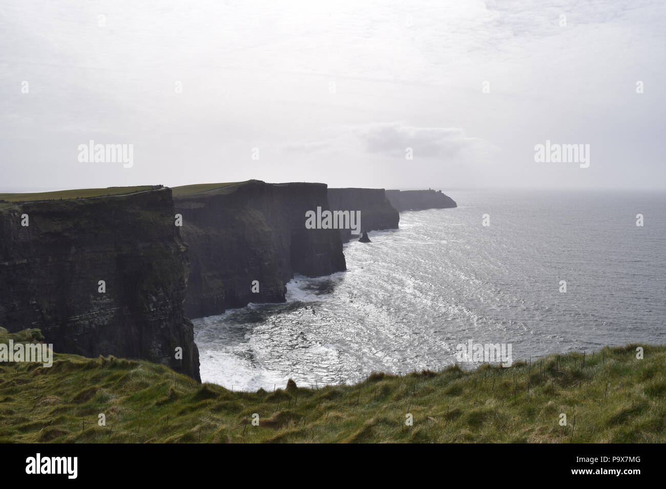 Cliffs of Moher; The Burren Stock Photo - Alamy