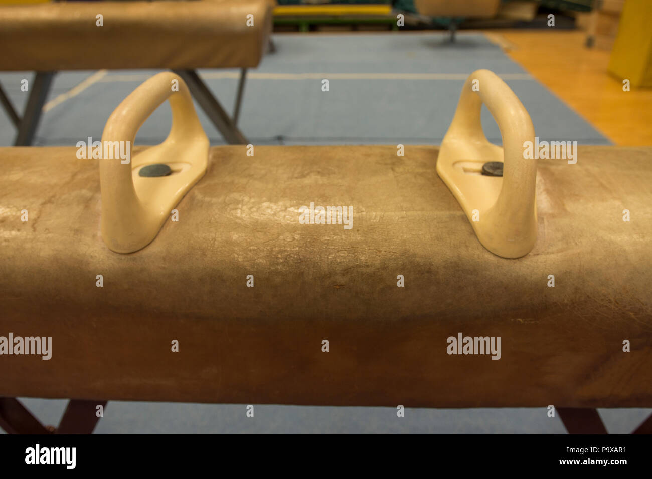 Gymnastic equipment in a gymnastic center Stock Photo - Alamy