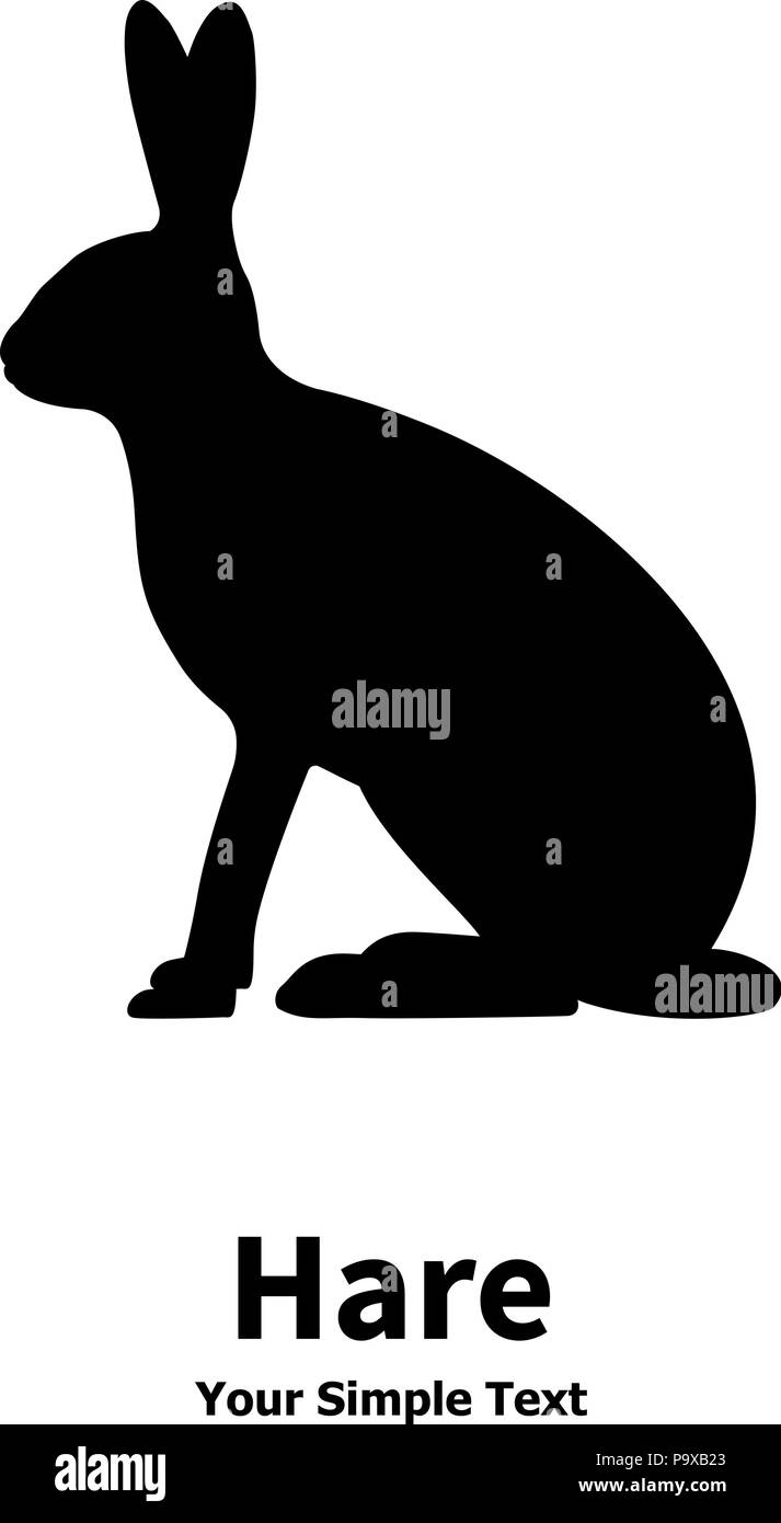 Outline hare hi-res stock photography and images - Alamy