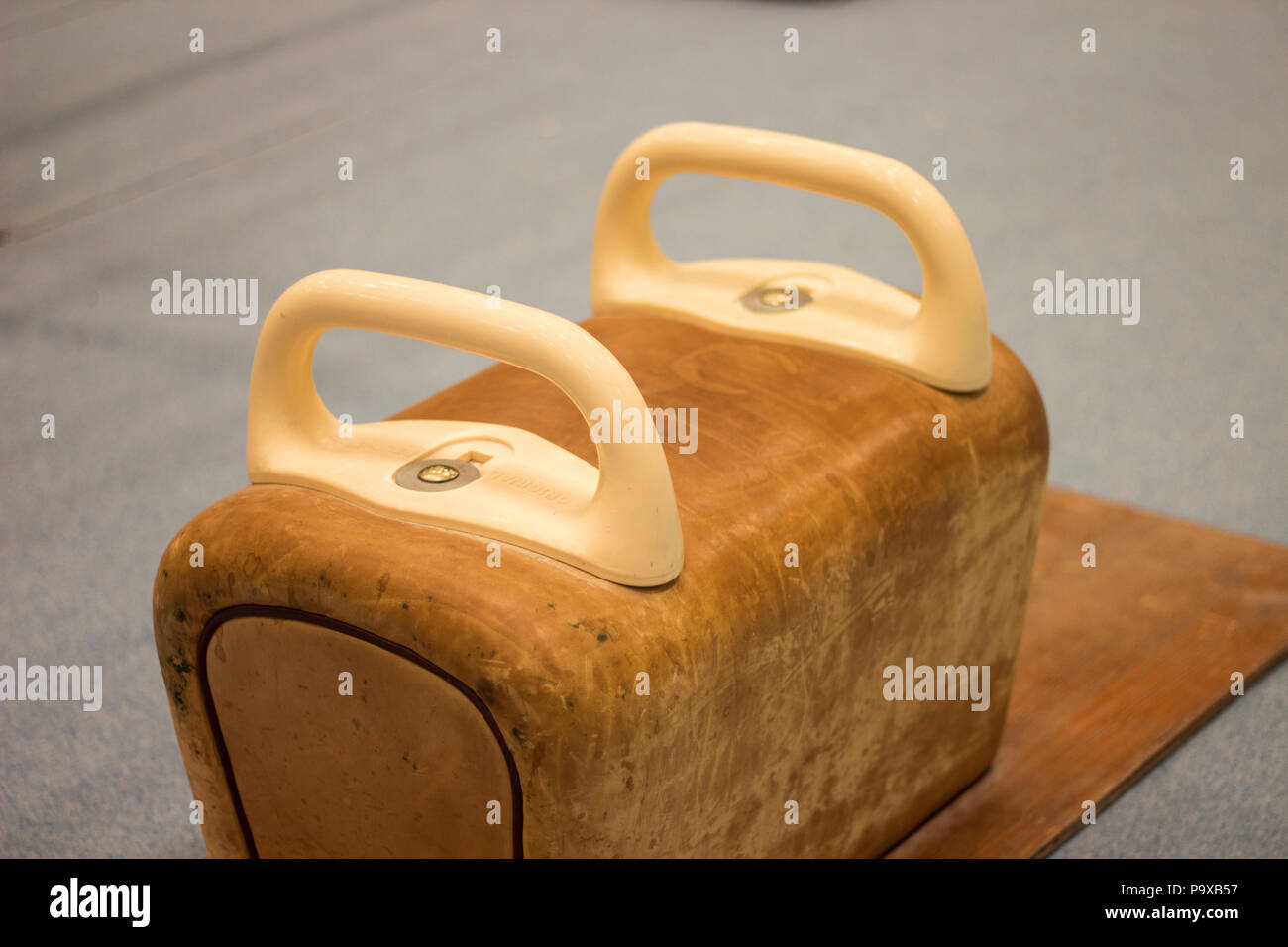 Gymnastic equipment in a gymnastic center Stock Photo - Alamy