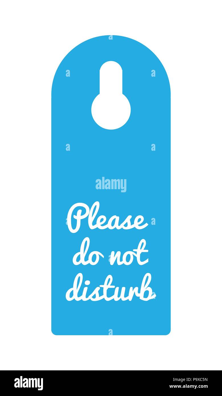 Do Not Disturb Hotel Vector