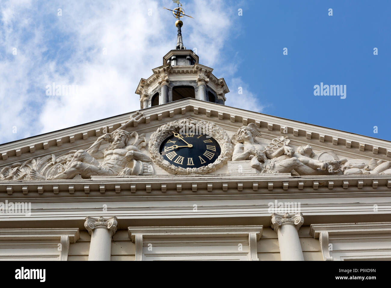 The public library at the historic Corn Exchange builiding in Schiedam ...