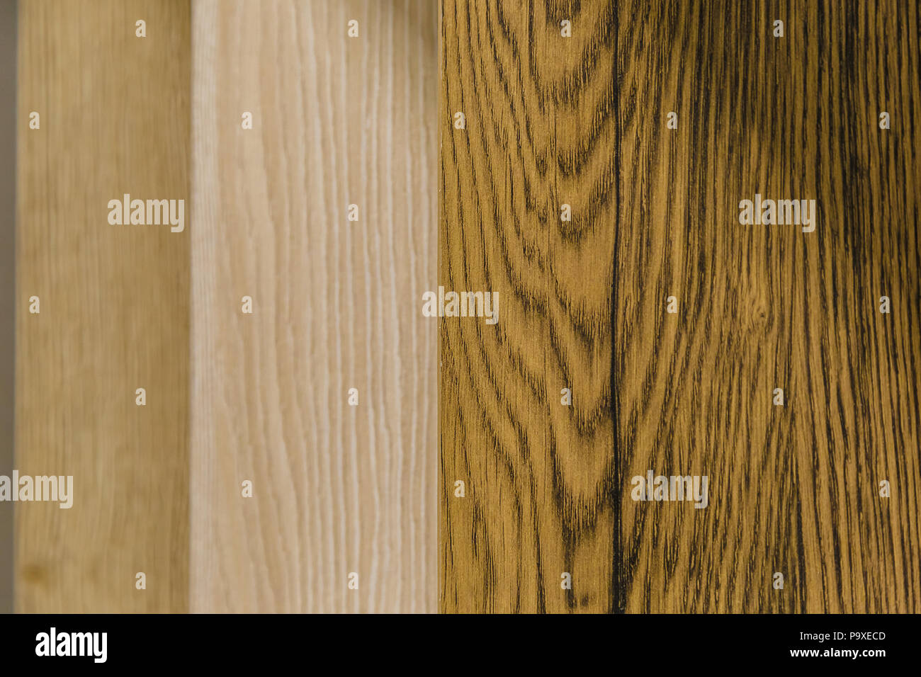 Background of panels of different colors, panels of wood Stock Photo ...