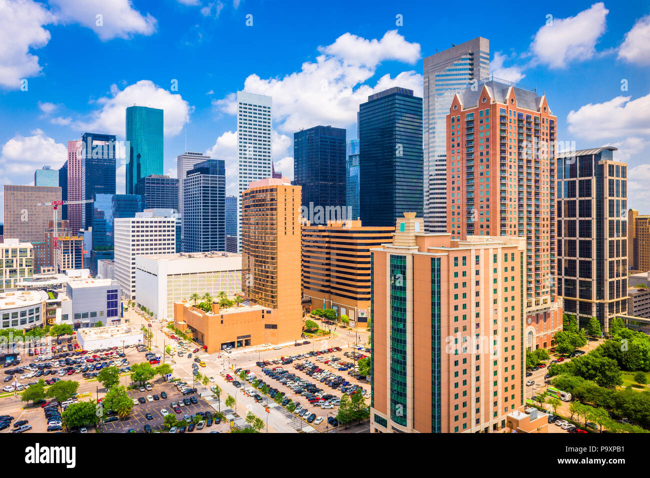 Houston, texas skyline daytime hi-res stock photography and images - Alamy