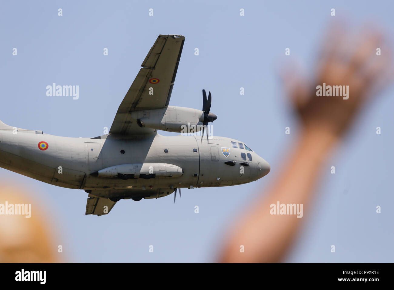 MIHAIL KOGALNICEANU, ROMANIA - JUNE 20, 2018: Alenia C2-27J Spartan ...