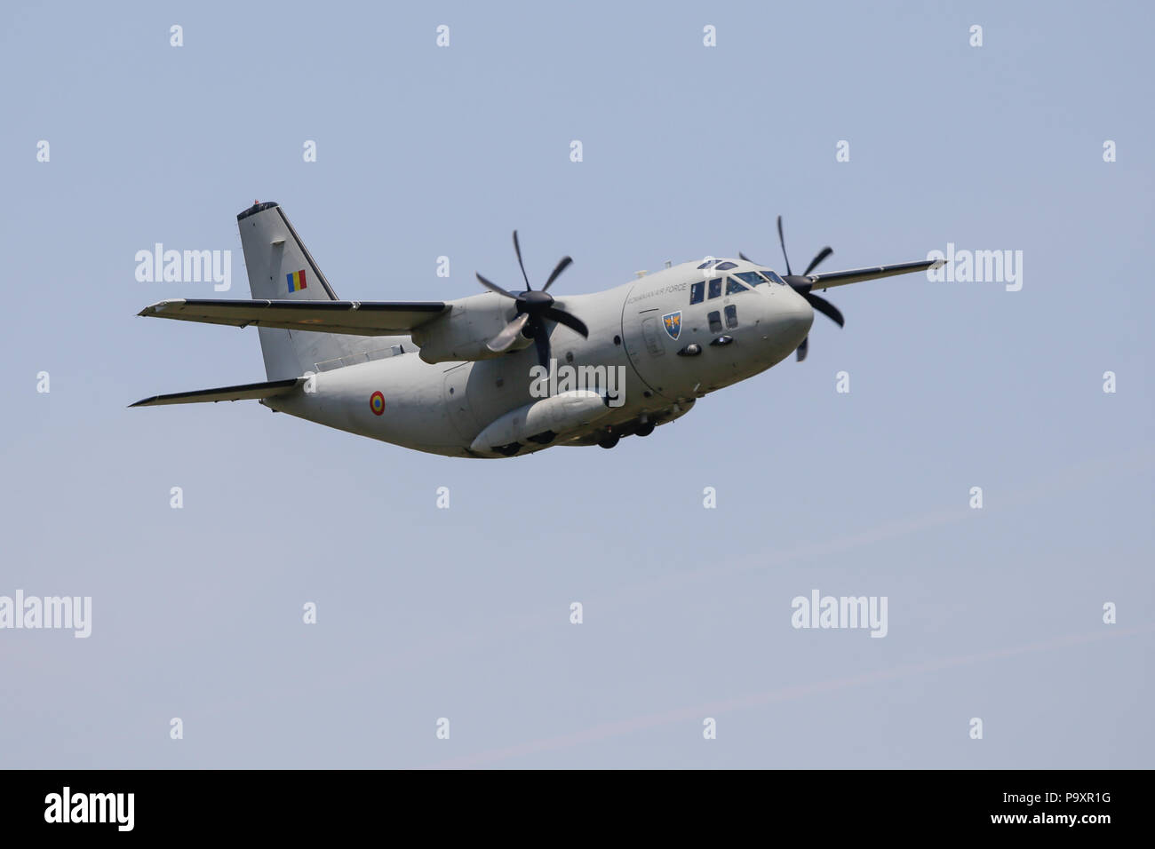 MIHAIL KOGALNICEANU, ROMANIA - JUNE 20, 2018: Alenia C2-27J Spartan ...