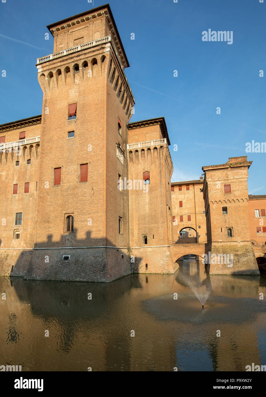 Famous exterior of castello estense hi-res stock photography and images ...