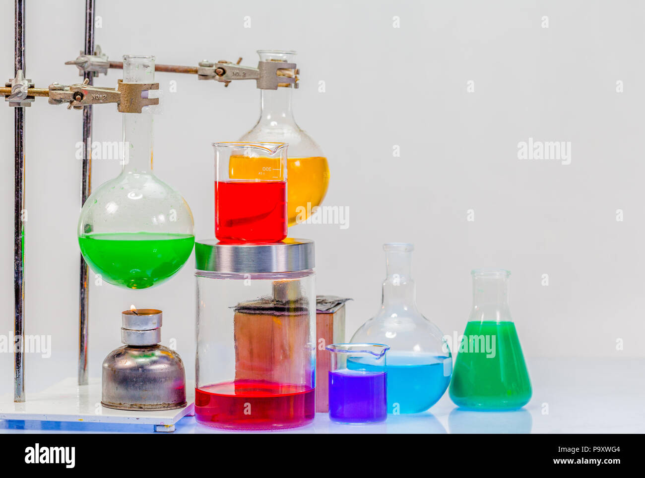 equipment of distillation in laboratory experiments in chemical ...