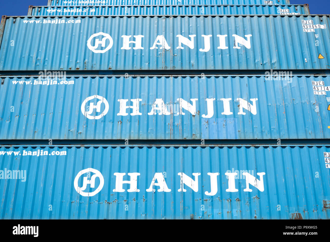 Hanjin logo hi-res stock photography and images - Alamy