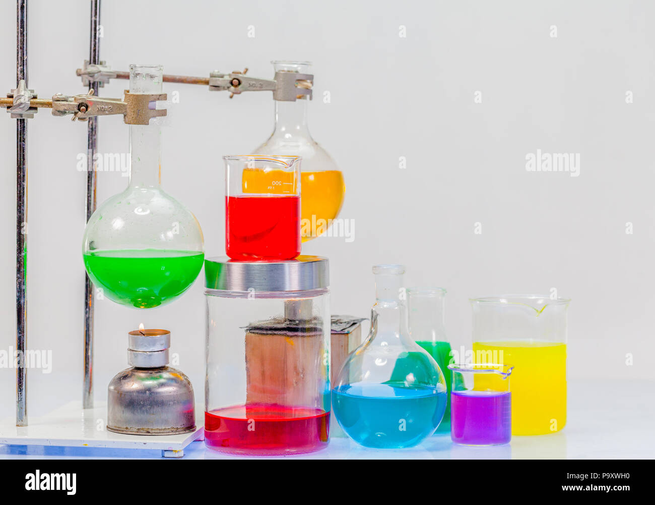 equipment of distillation in laboratory experiments in chemical ...