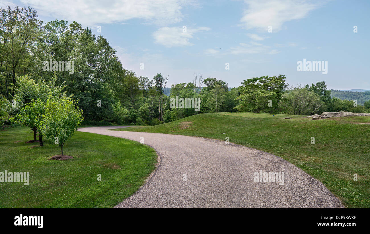Rural country scene path winding hi-res stock photography and images ...