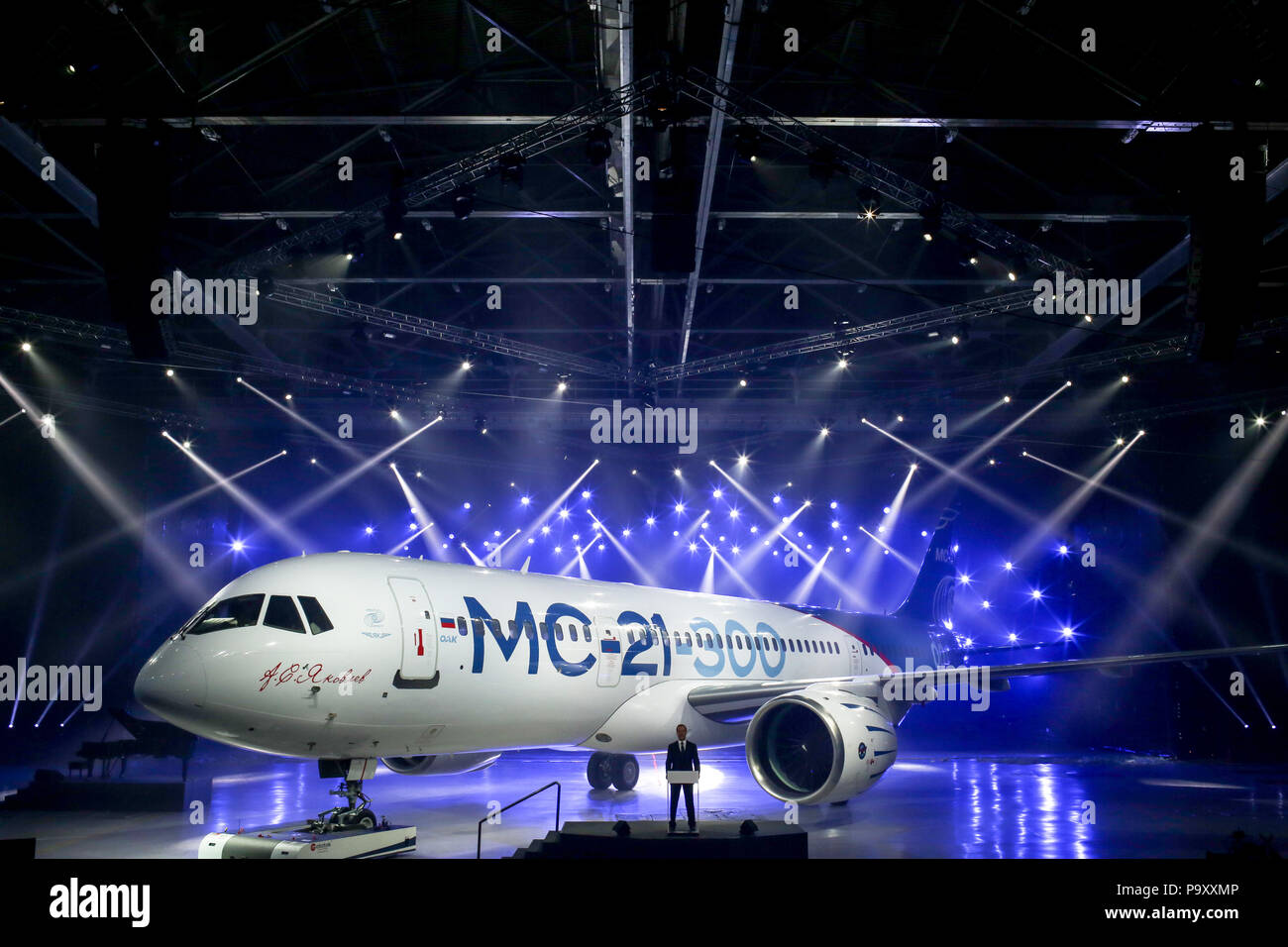 Russian mc 21 aircraft hi-res stock photography and images - Alamy
