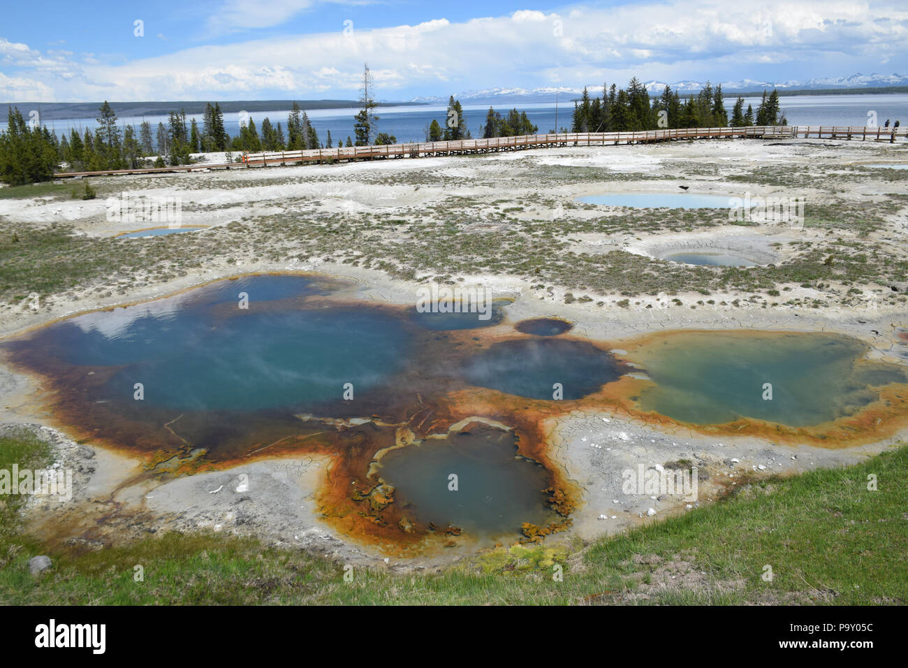 Yellowstone landscape hi-res stock photography and images - Alamy