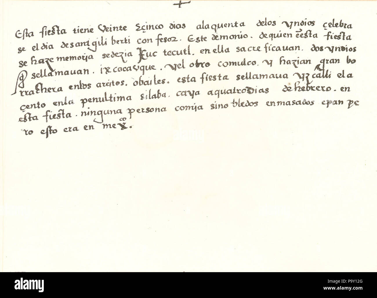 Aztec codex magliabechiano hi-res stock photography and images - Alamy