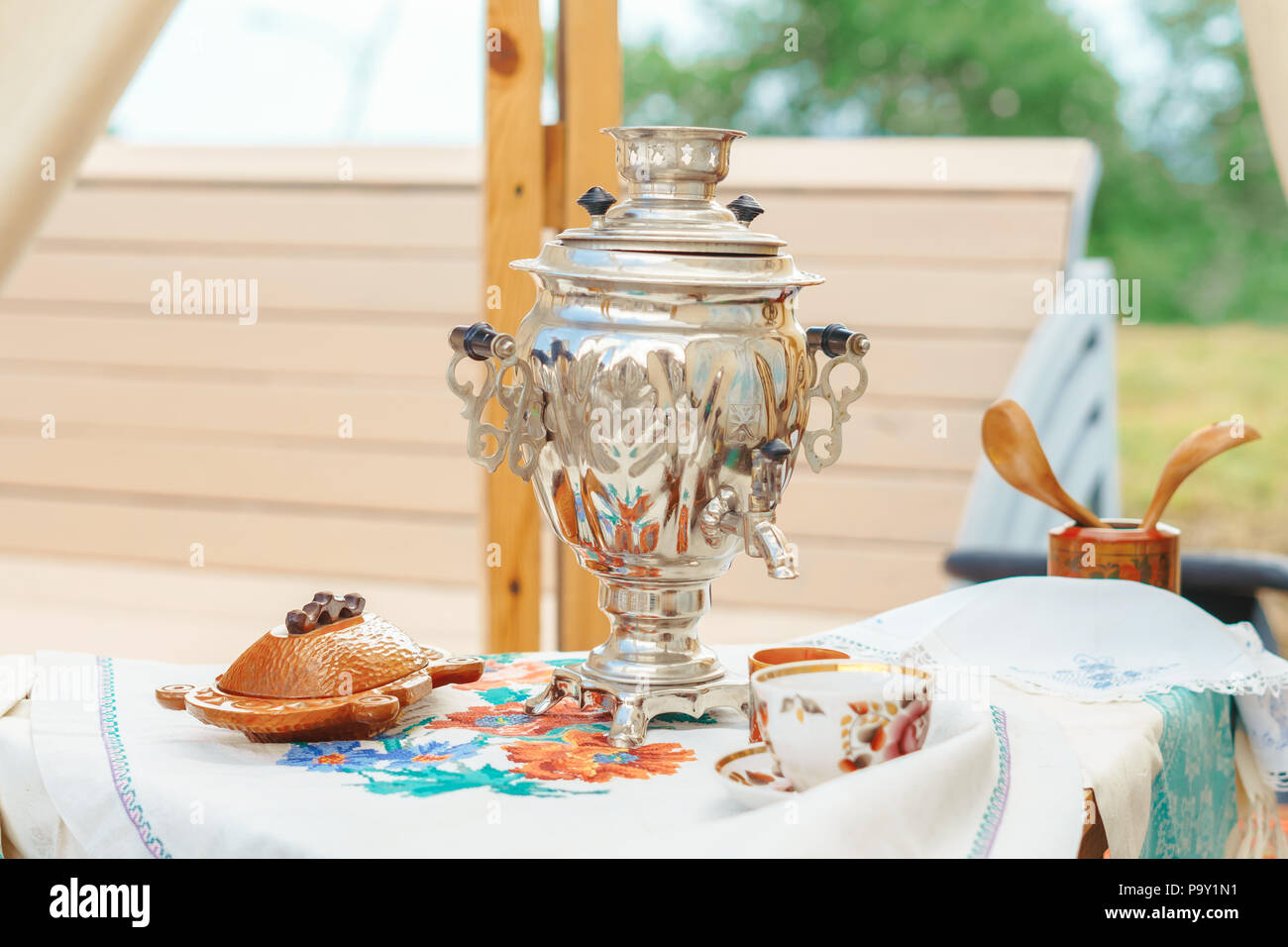Drying on samovar hi-res stock photography and images - Alamy