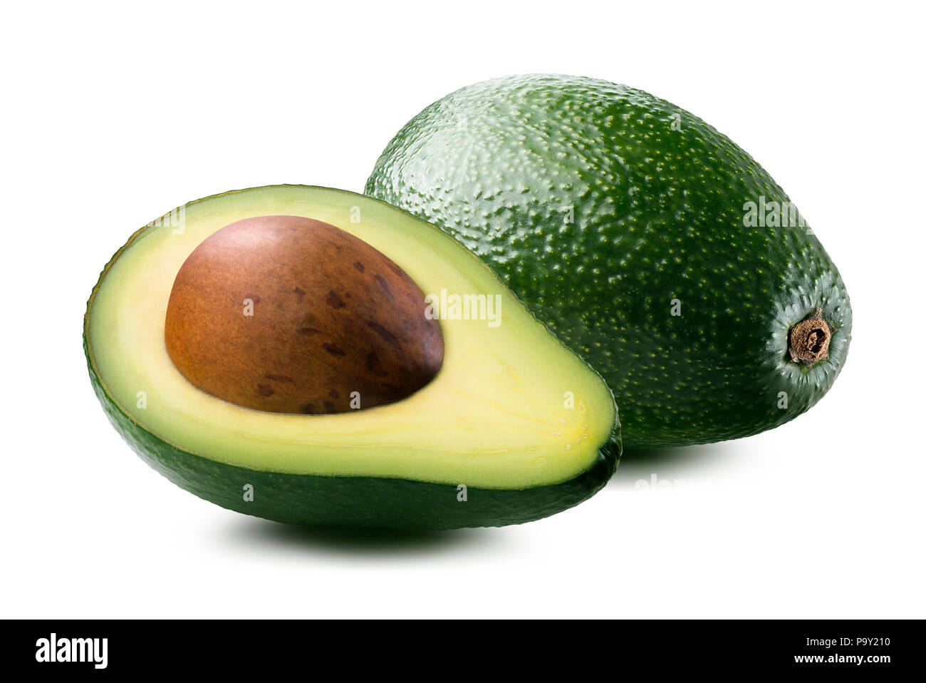Avocado white background hi-res stock photography and images - Alamy