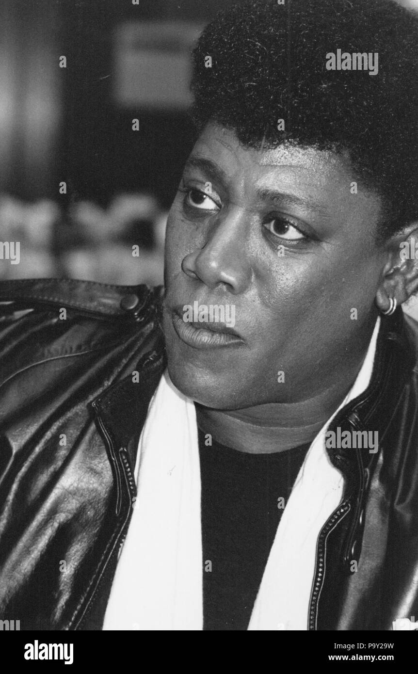 Clarence Clemons pictured at Towers Records in December 1985. © Gary ...