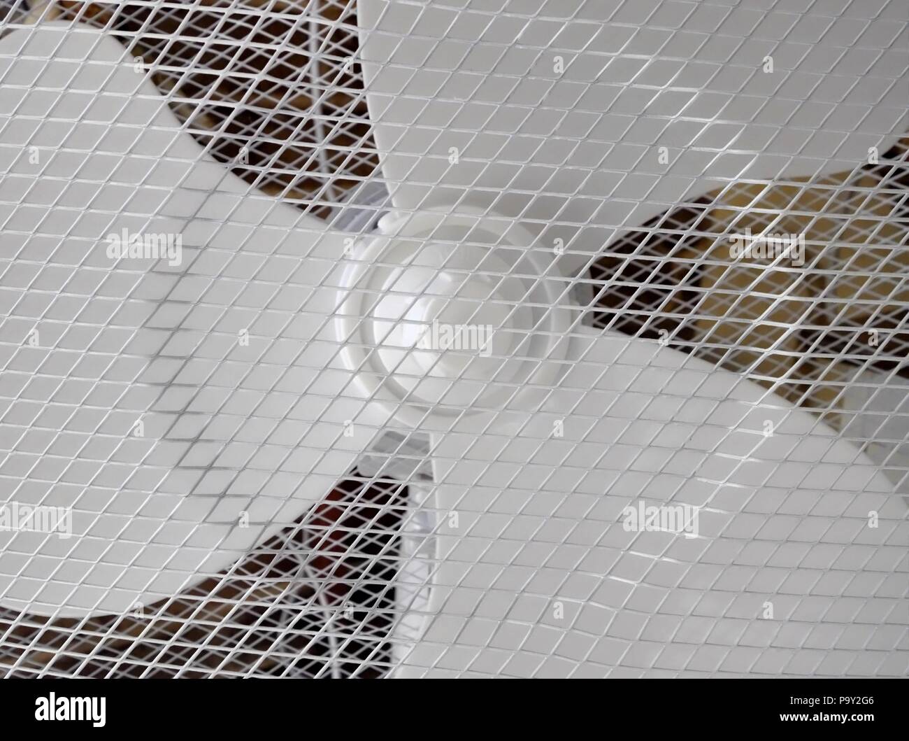 Electric Fan Close up detail Stock Photo - Alamy