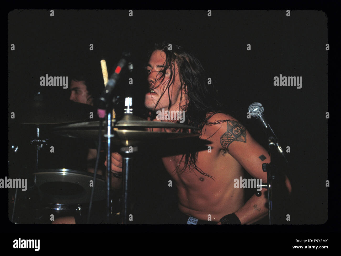 HOLLYWOOD, CA : Nirvana performing live at The Roxy in Hollywood, CA on ...