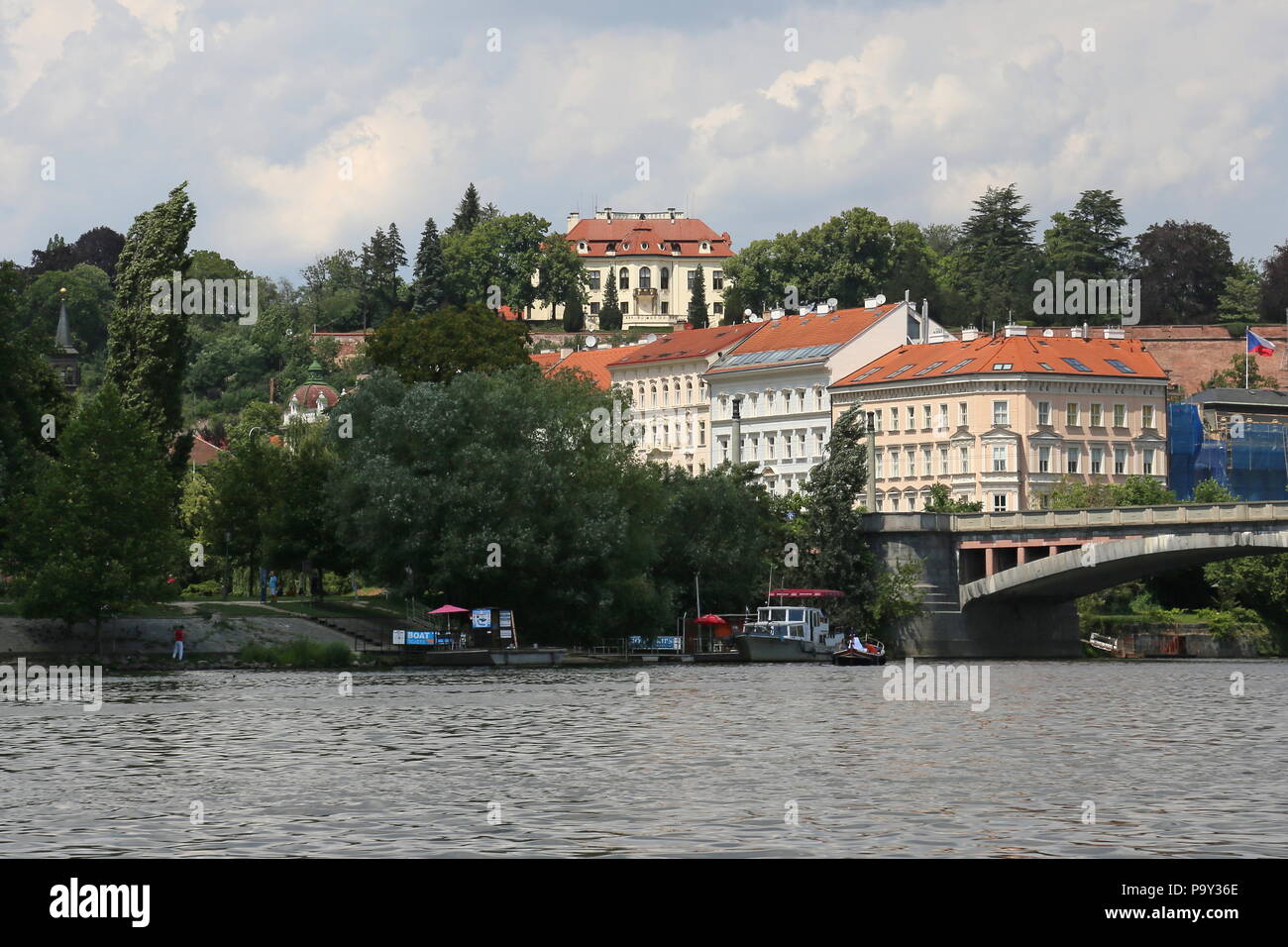 Kramářs Villa, official residence of the Czech Prime Minister, seen ...