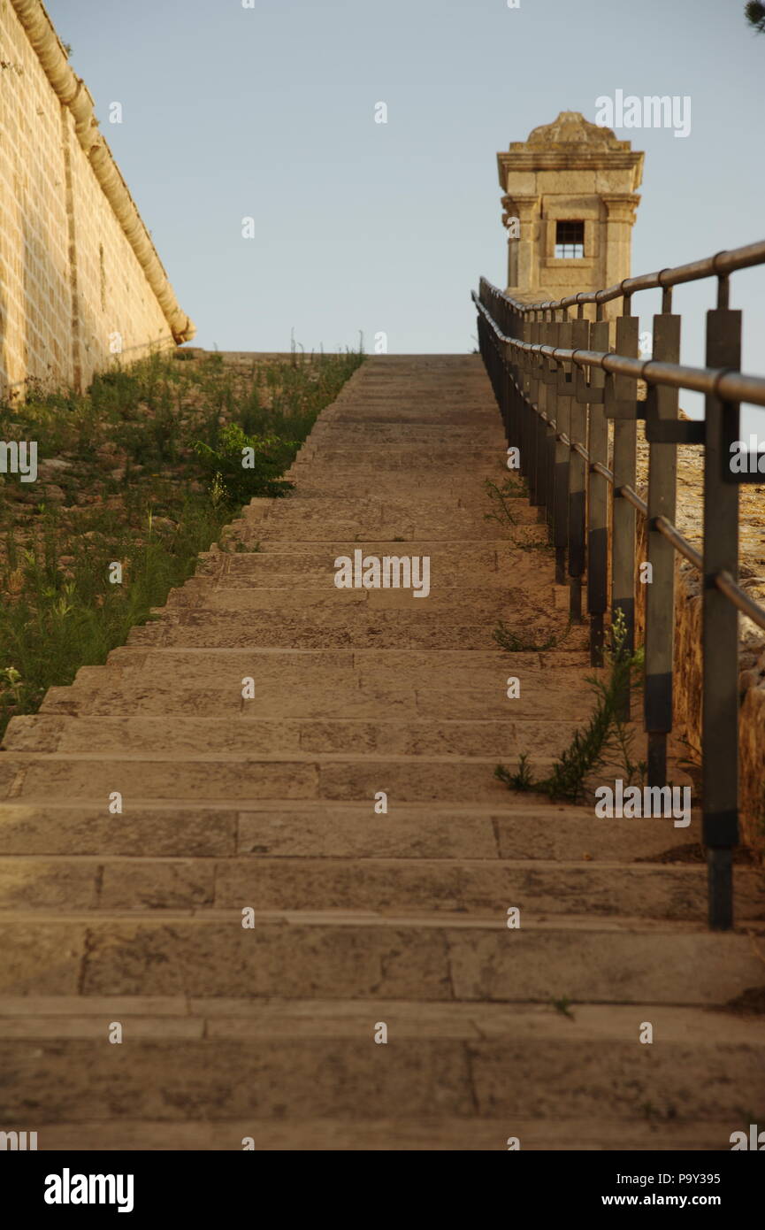 view of historic walls in ancient Acre (Akko), Israel Stock Photo - Alamy