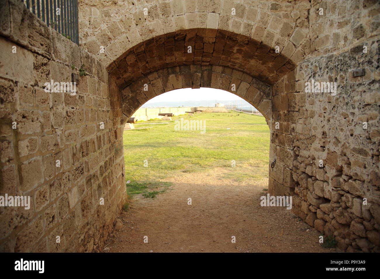 view of historic walls in ancient Acre (Akko), Israel Stock Photo - Alamy
