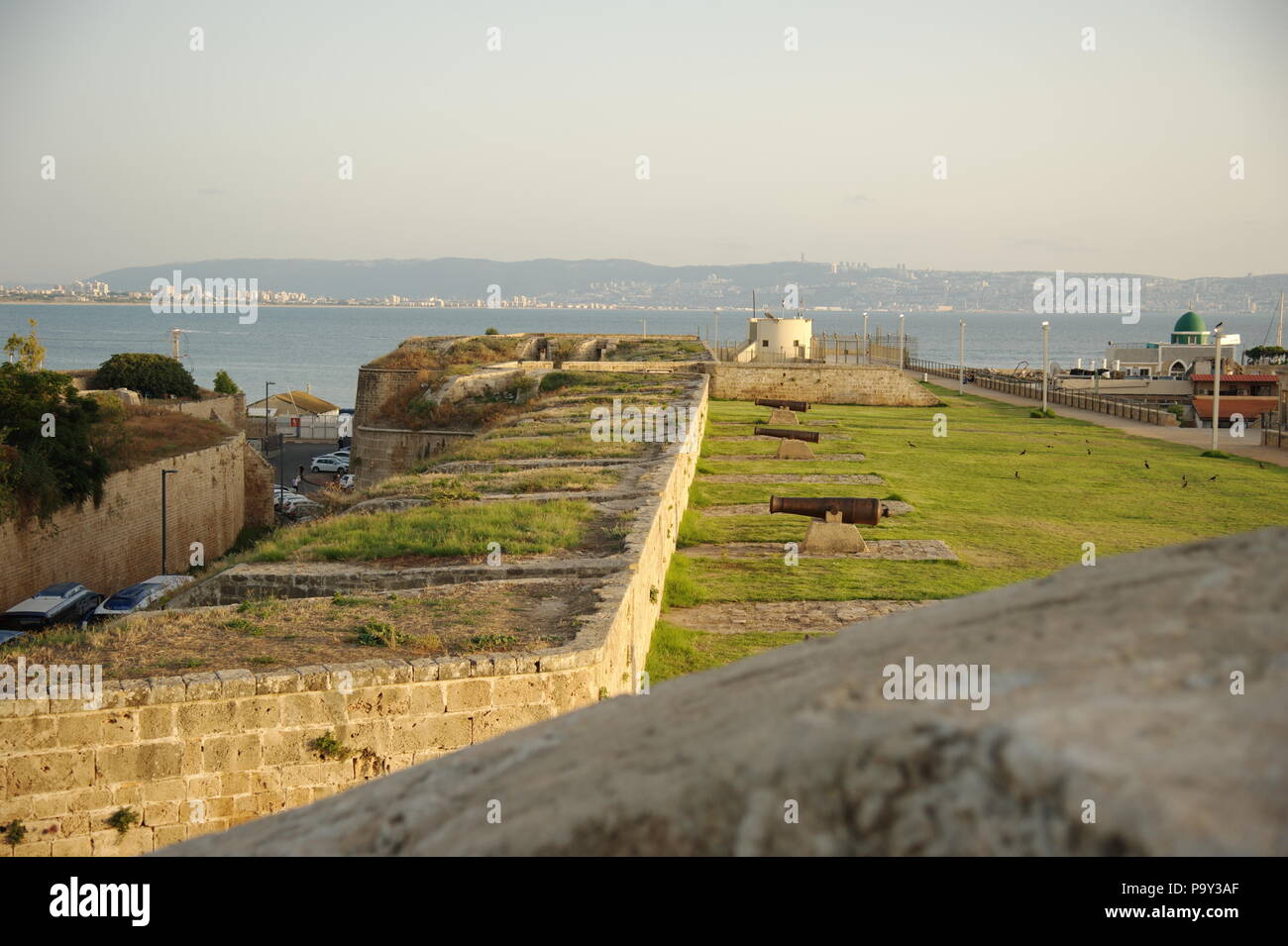 view of historic walls in ancient Acre (Akko), Israel Stock Photo - Alamy