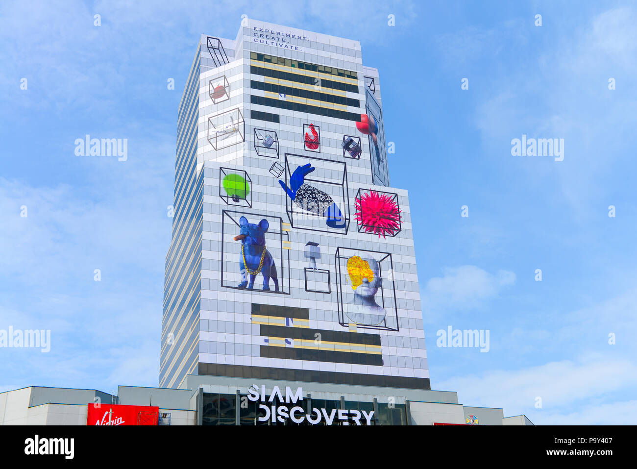 Bangkok, Thailand - May 24, 2016, Siam Discovery is the modern, famous ...