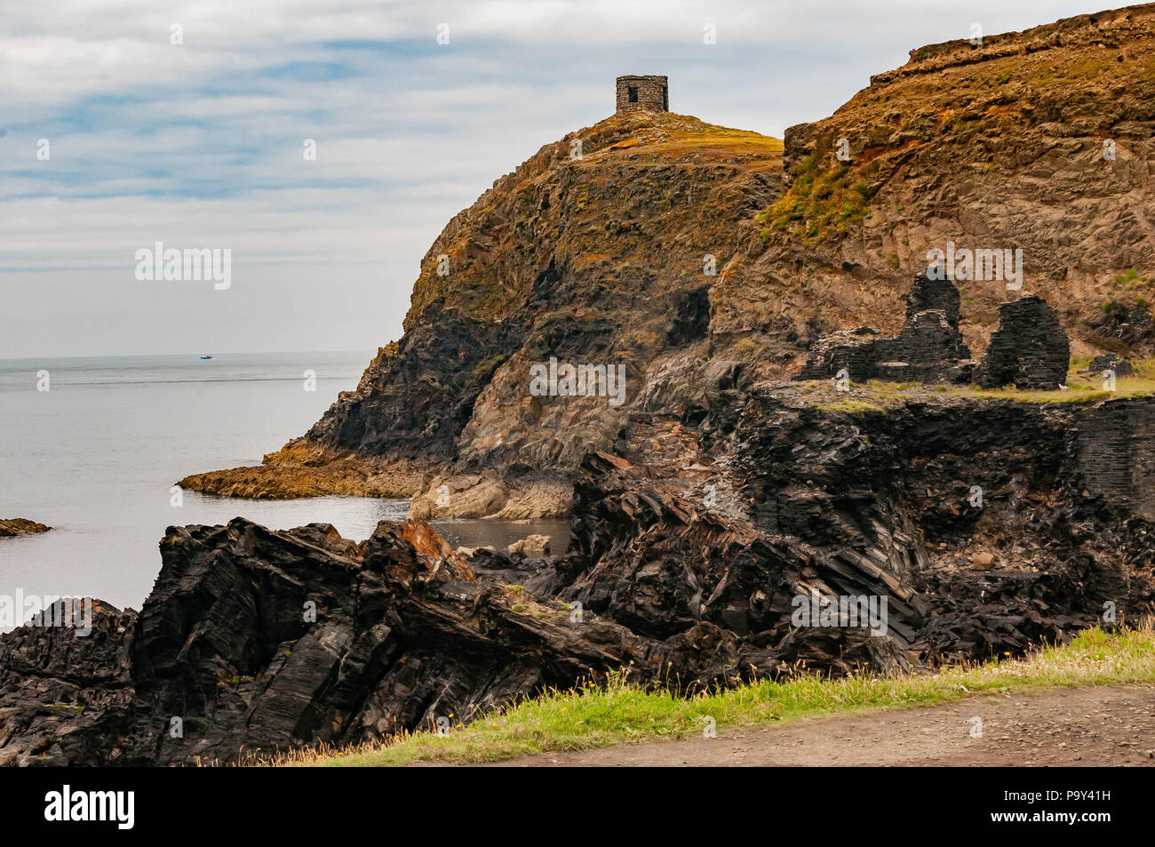 View From The Cliff Stock Photo - Alamy
