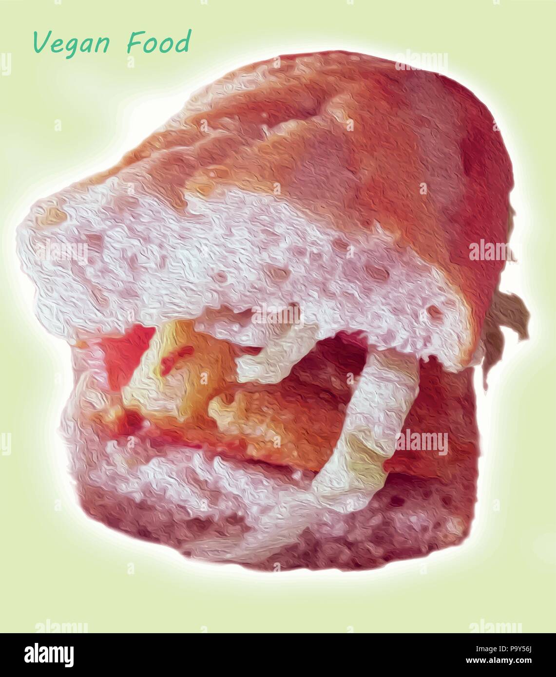 Vegan food vector Stock Vector Image & Art - Alamy