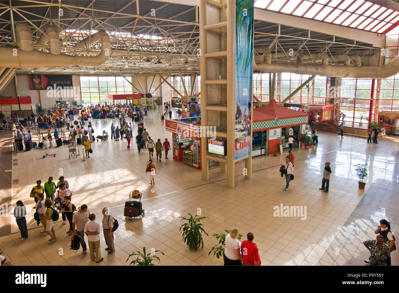 Airport and fly,international airport Josè Martì,Havana,Cuba Stock ...