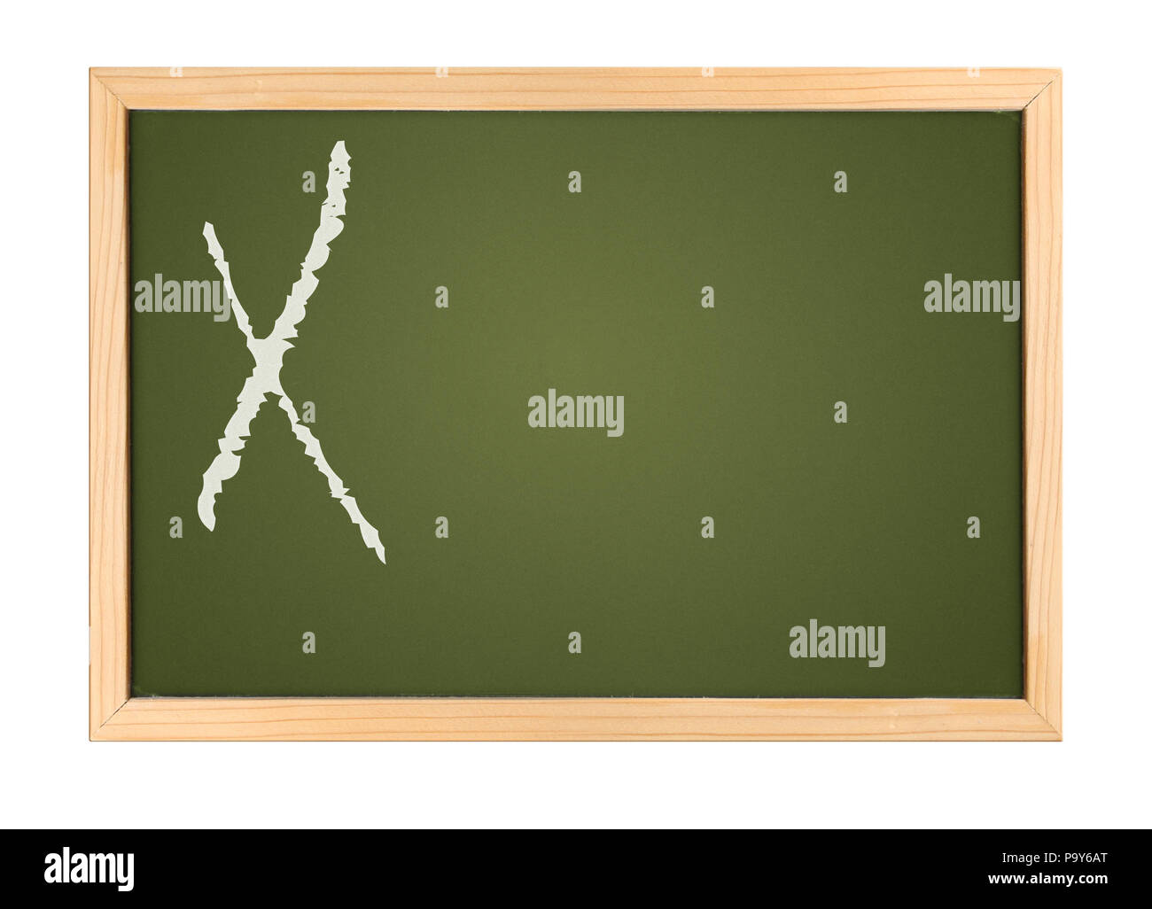An illustration of a chalk board with a cross Stock Photo - Alamy