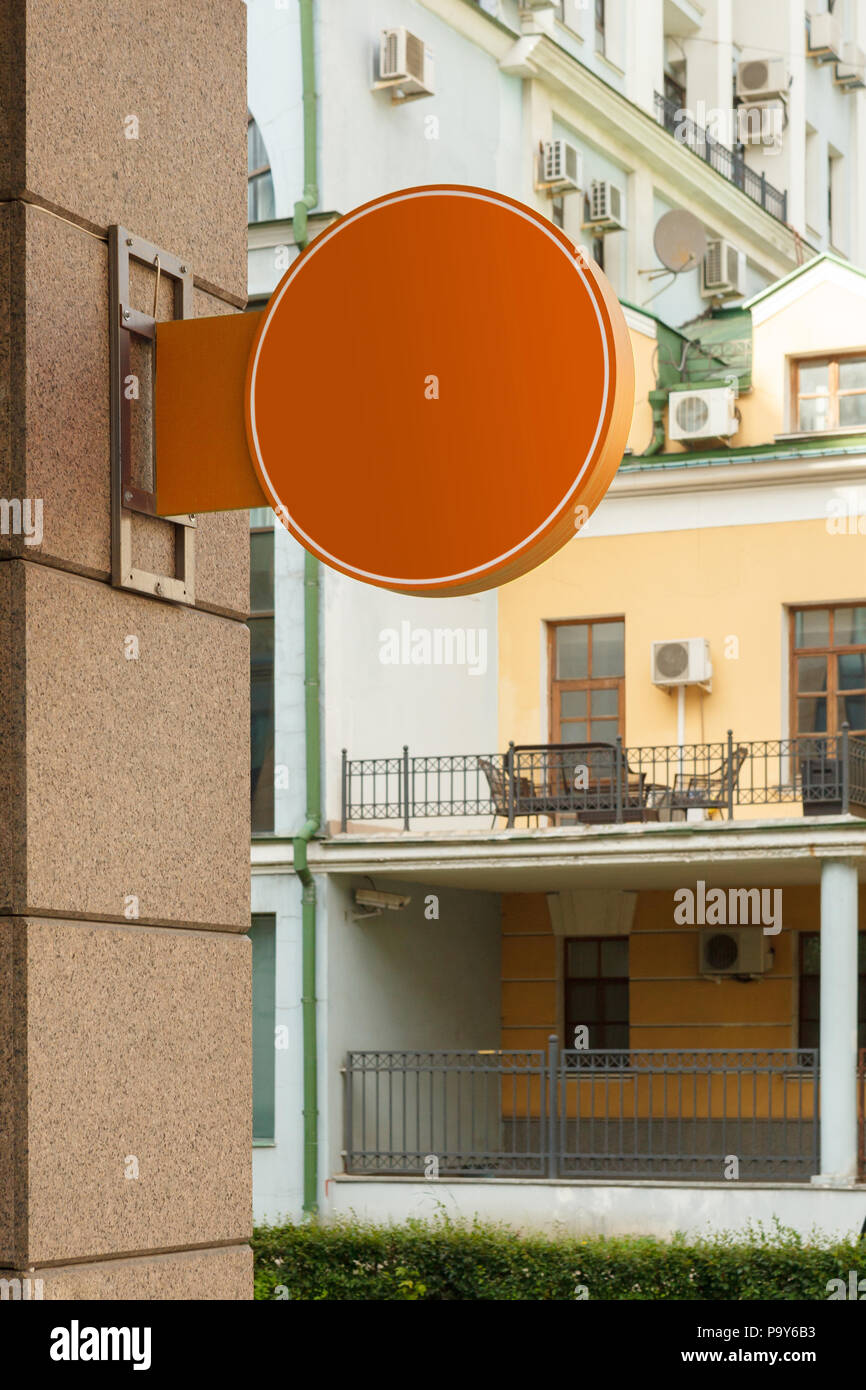 Orange signboard hi-res stock photography and images - Alamy