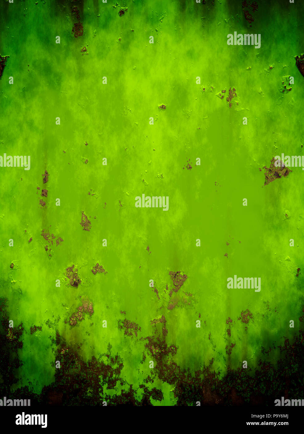 An illustration of a green painted metal texture Stock Photo - Alamy