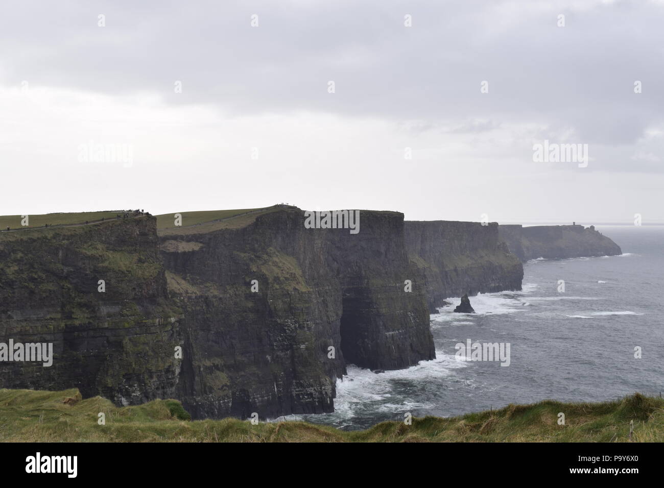 Cliffs of Moher; The Burren Stock Photo - Alamy