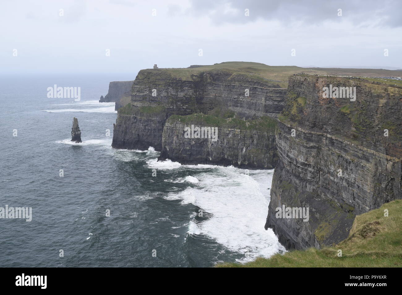 Cliffs of Moher; The Burren Stock Photo - Alamy