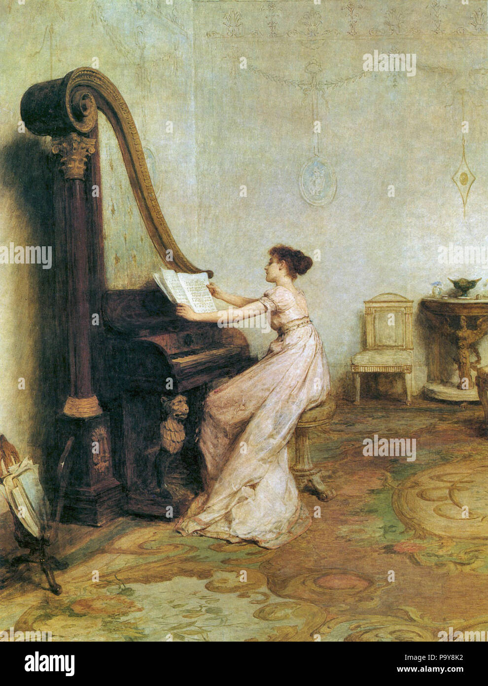 Orchardson William Quiller - Music when Soft Voices Die Vibrates in the ...