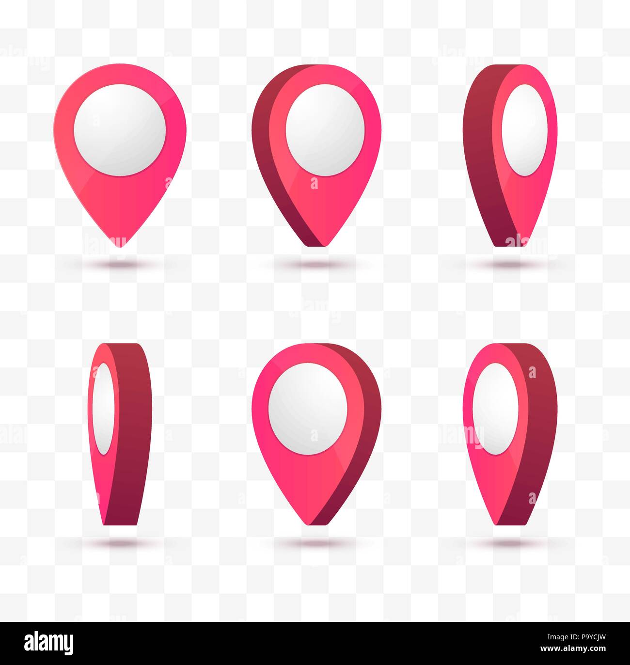 3d orientation map Stock Vector Images - Alamy