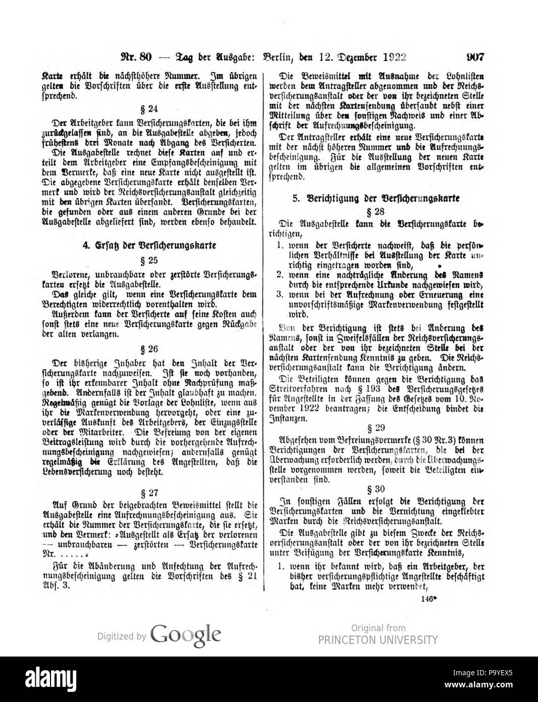 524 Deutsches Reichsgesetzblatt 22T1 080 0907 Stock Photo - Alamy