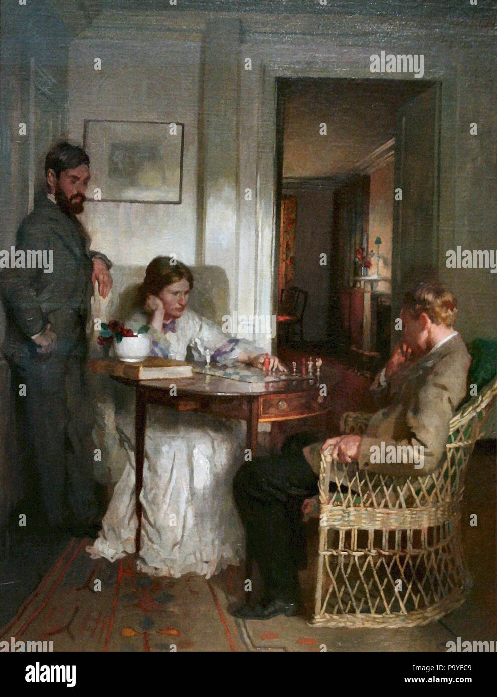 The chess players art hi-res stock photography and images - Alamy
