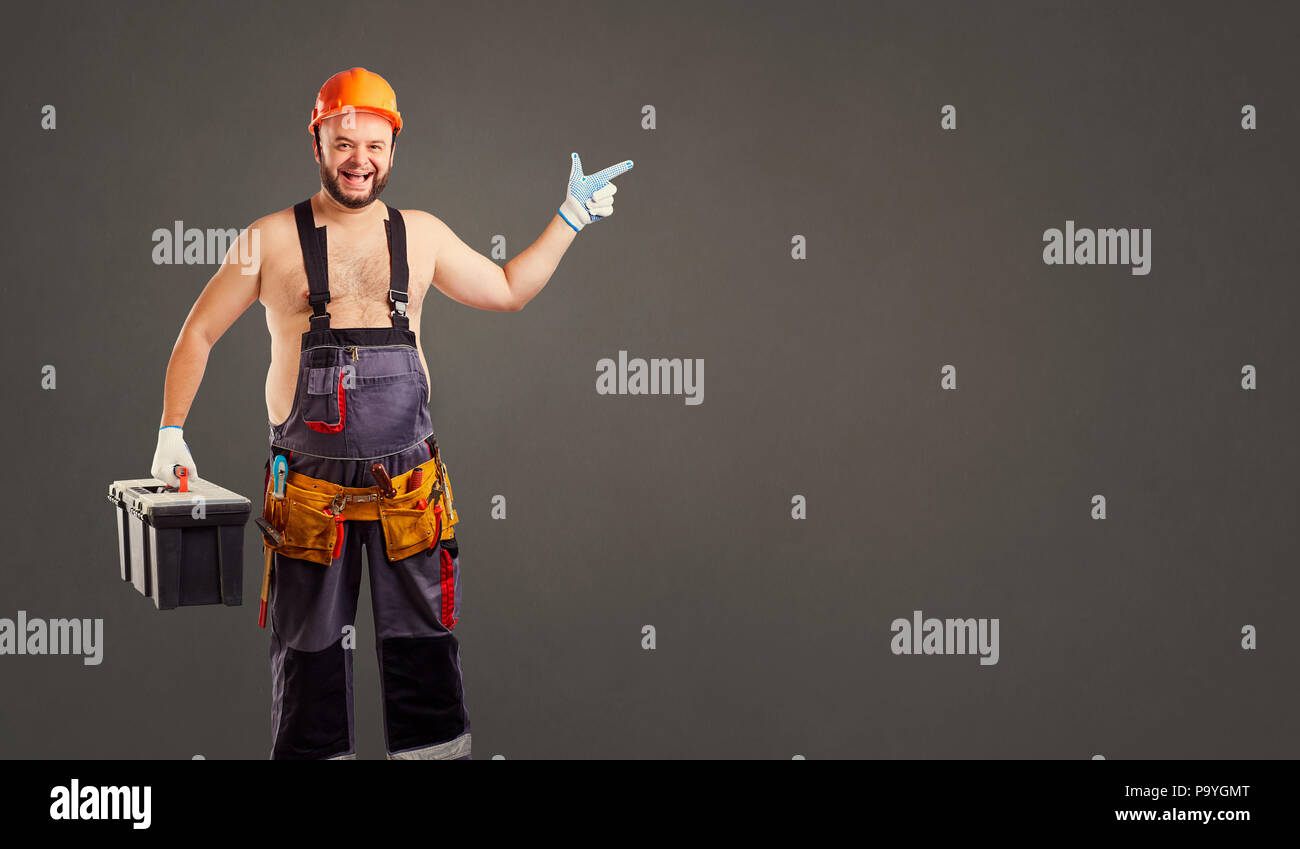 Fat builder hi-res stock photography and images - Alamy
