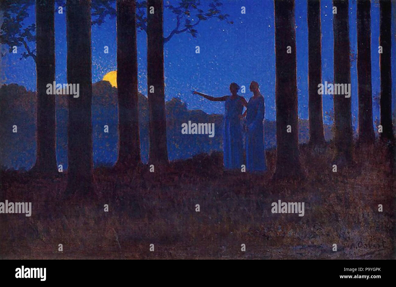 Alphonse osbert painting hi-res stock photography and images - Alamy