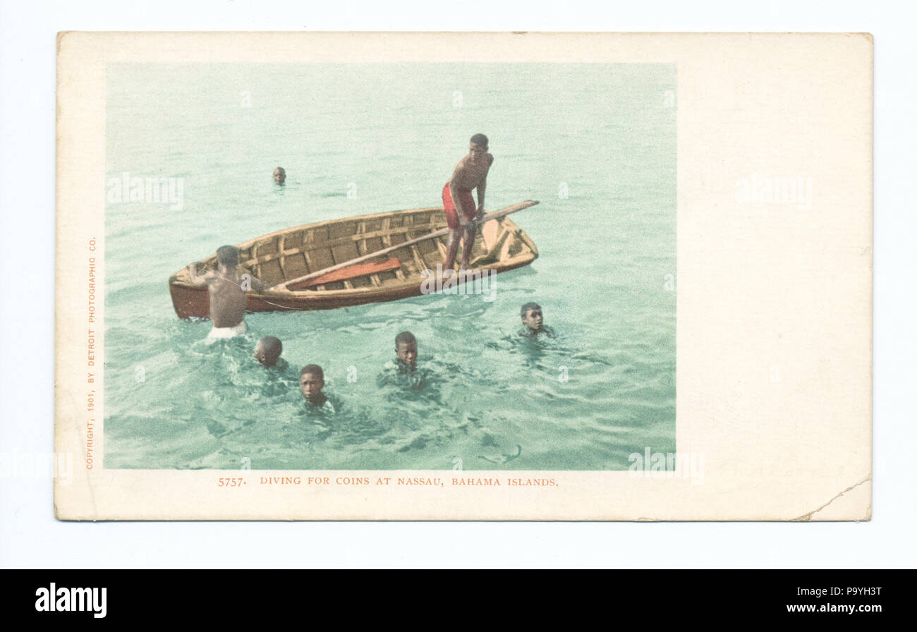 Diving for coins hi-res stock photography and images - Alamy