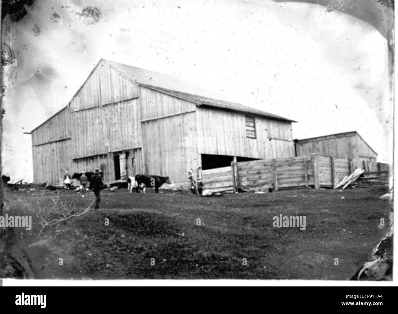 Storage barns Black and White Stock Photos & Images - Alamy