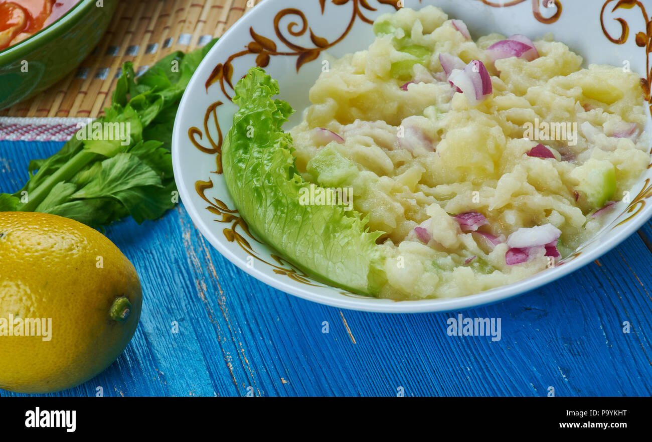 Alu Pitika, Mashed Potato in Mustard Oil , Assamese cuisine South-East ...
