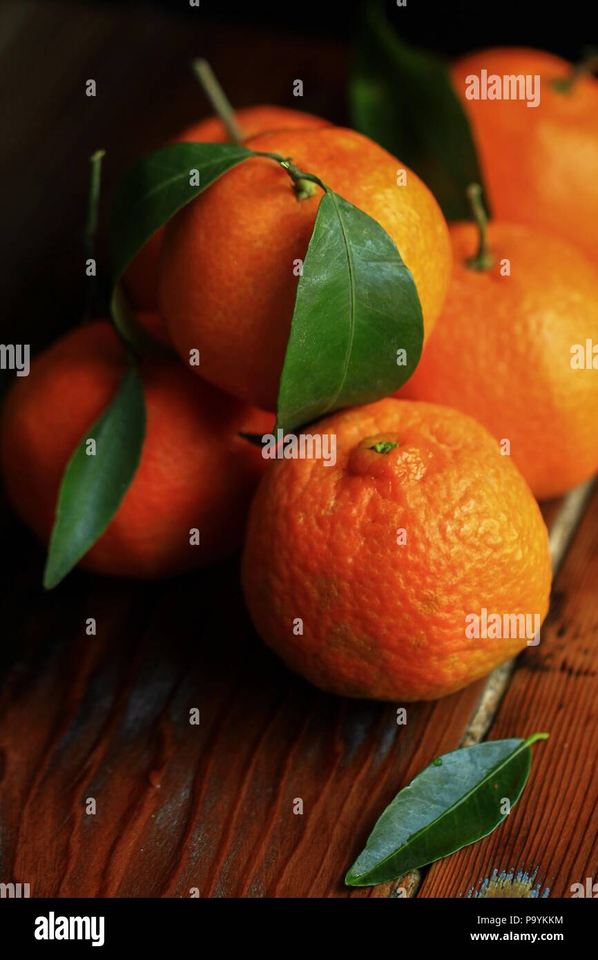 Mandarin juice on a summer day Stock Photo - Alamy