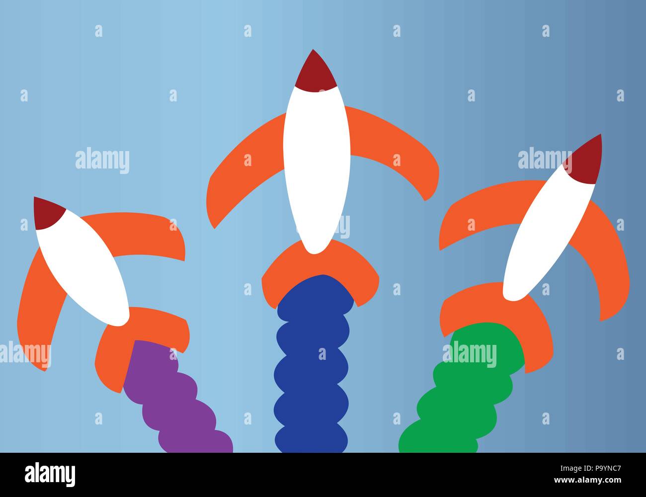 Aerobatics aerobatic display Stock Vector Images - Alamy