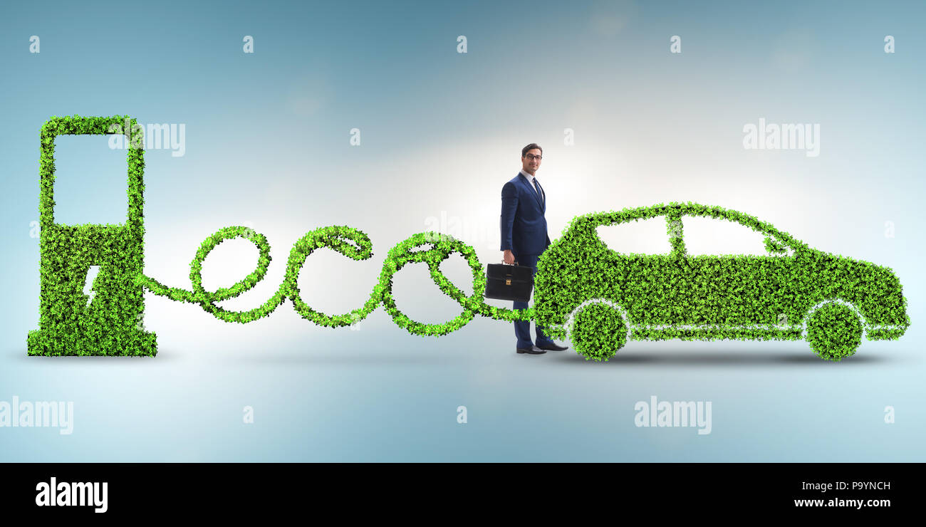 Eco friendly car powered by alternative energy Stock Photo - Alamy